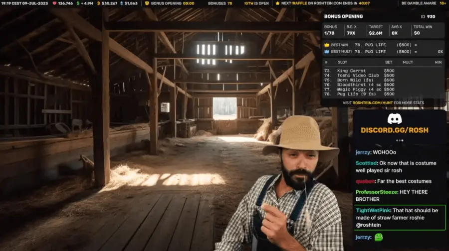 Roshtein's Barn Festival Cosplay Stream | News