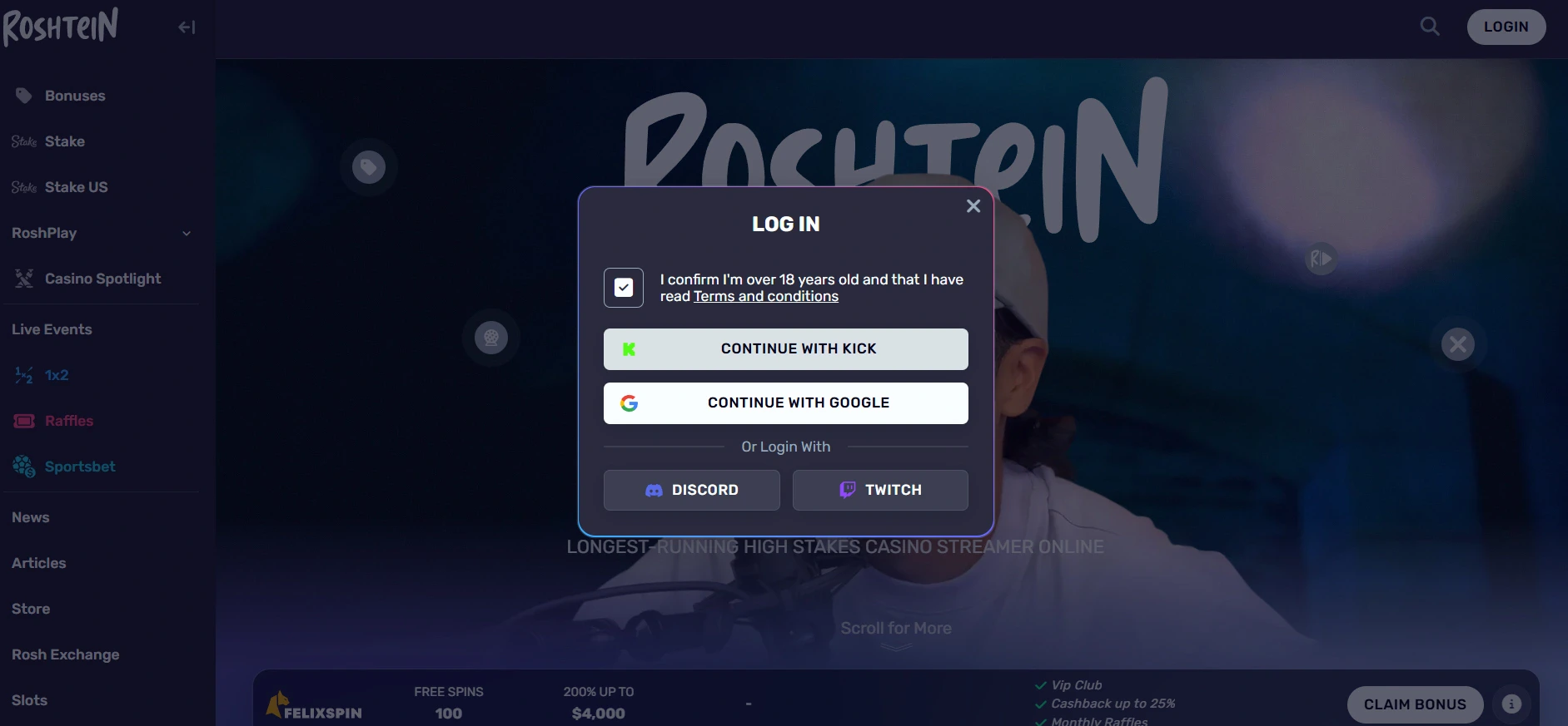 Roshtein Kick Points - An Easy Step-by-Step Guide on How to Earn Kick ...